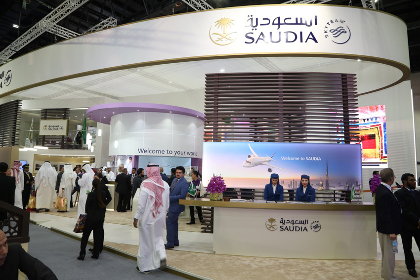 SAUDIA WILL SHOWCASE NEW ONBOARD PRODUCTS AT ARABIAN TRAVEL MARKET